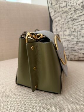 Yuzefi | Bags | Yuzefi Mini Delila Multi Tone Leather Crossbody Bucket ...